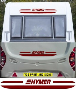 HYMER Caravane/Camping-car 2 Pièce Kit decals autocollant Choix De ...