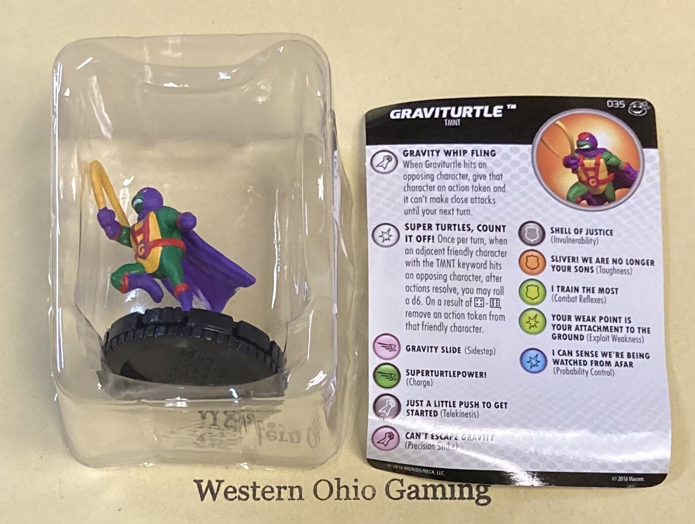 Heroclix Graviturtle #035 NEW TMNT Heroes In A Half Shell Series 2 ...