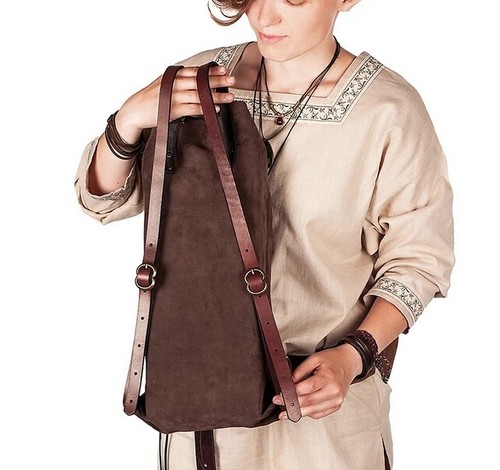 MEN Medieval Renaissance Backpack Rucksack Knapsack Shoulder Bag ...