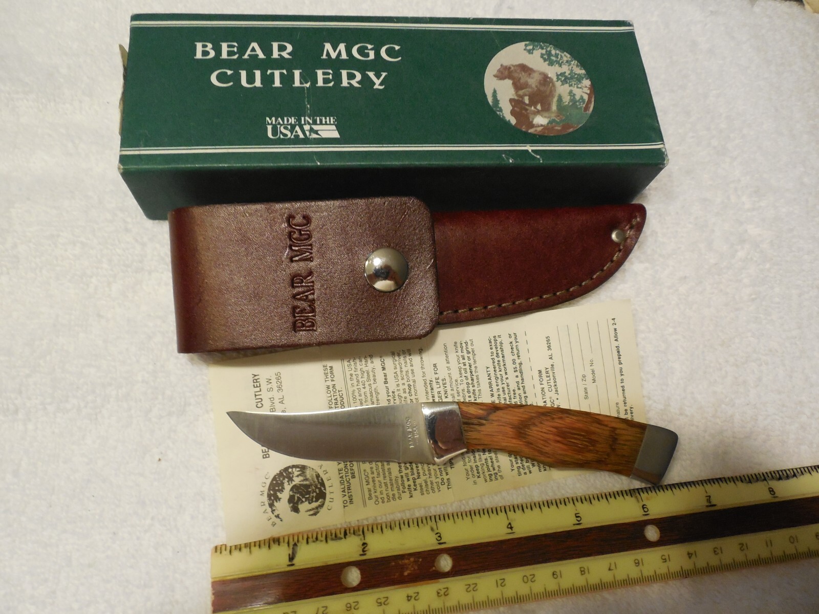 BEAR MGC #296 61/2 SKINNERKNIFE NEWinBOX DISPLAYSsample #47 USA | eBay