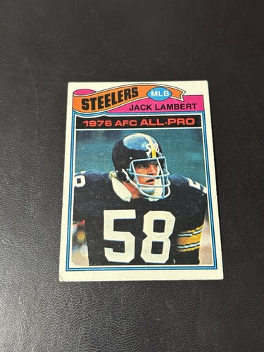 1977 Topps Jack Lambert Card #480 | eBay