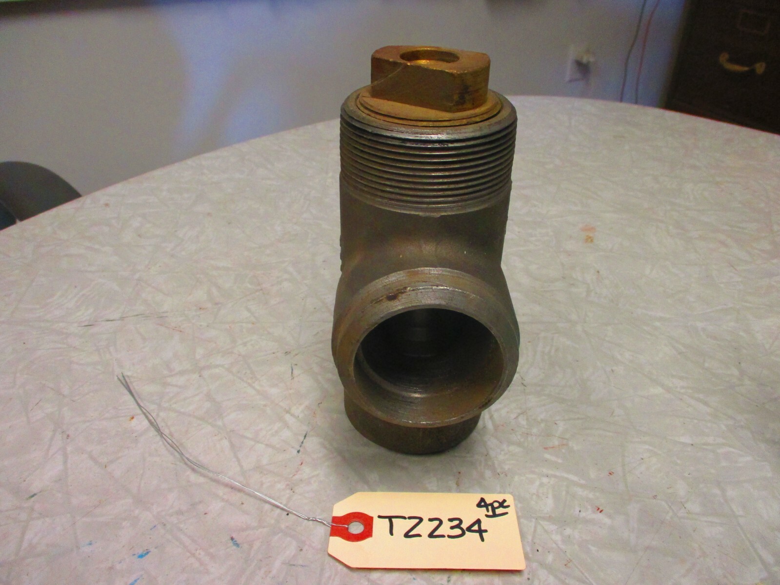 MUELLER H-17656 2" x 2" NO-BLO Service Stop Tee Weld End 1440 PSIG ...