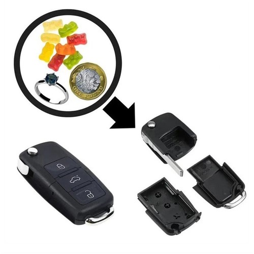 Empty Car Key Fob Dummy Car Key Safe Mini Size Stash Box Jewelry ...