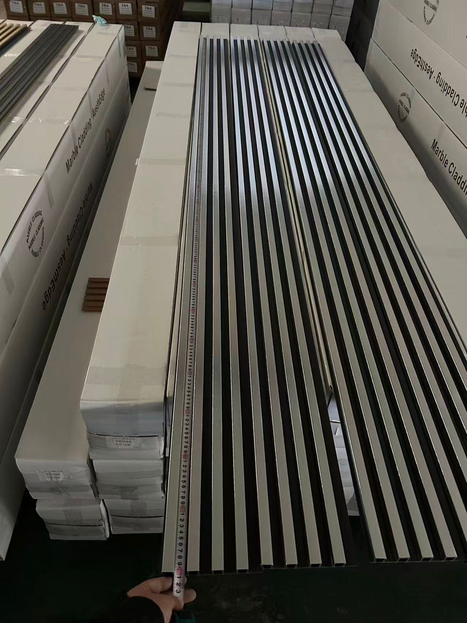 Decorative WPC Wall Panel Slat Design | 2.9m Interior Cladding Board ...