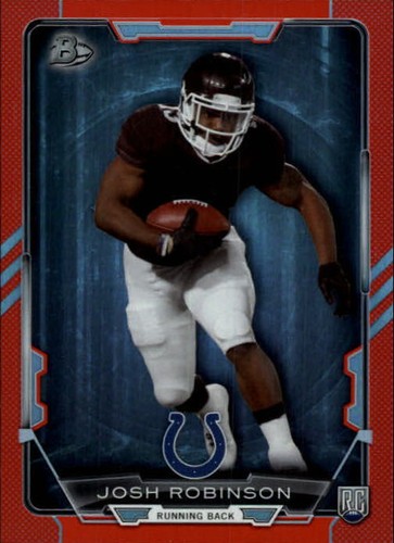 2015 Bowman Rainbow Red Indianapolis Colts Football Card #R99 Josh ...