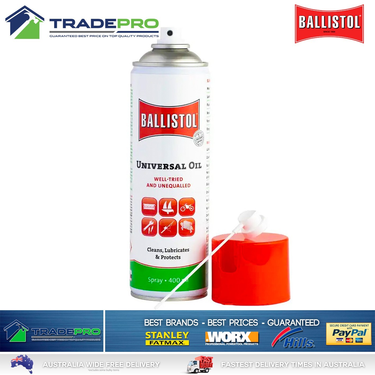 6x Ballistol Lubricant 400ml 310g Cleaning Oil Aerosol Gun Firearm ...