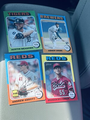 signed topps baseball cards | eBay
