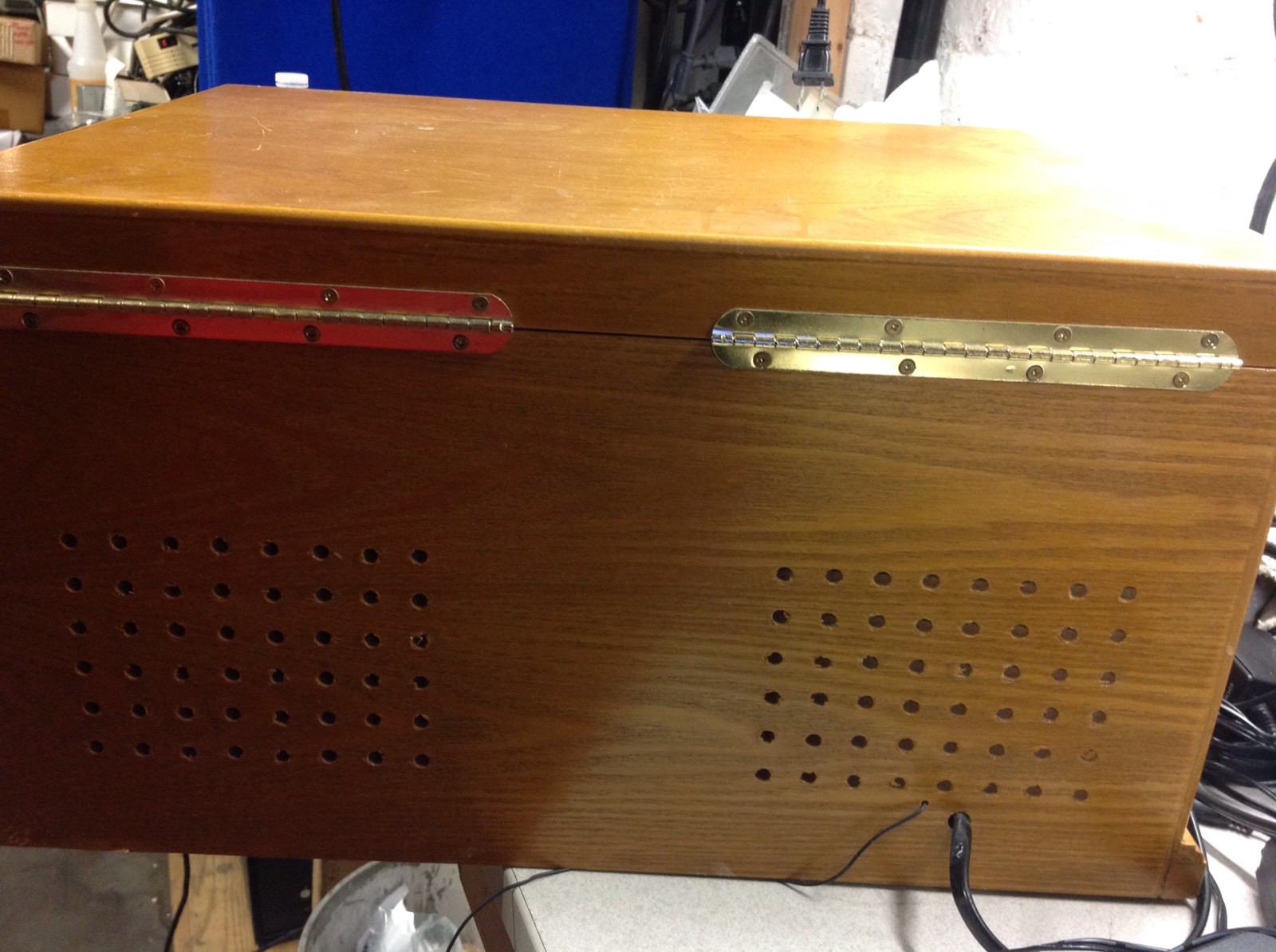 Oak Detrola KM837 Record Player CD Cassette Am/fm for Parts or Repair ...