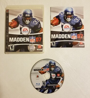 Madden NFL 07 EA Sports PlayStation 3 PS3 | eBay