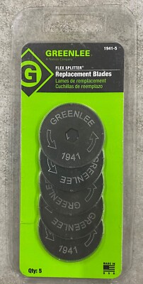 Greenlee 1941-5 Replacement Blades for 0952-01/1940 old -MC Cutter-, 5 ...