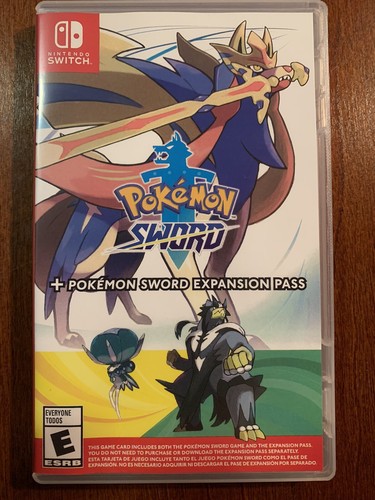 Pokemon Sword + Pokemon Sword Expansion Pass - Nintendo Switch / NO ...