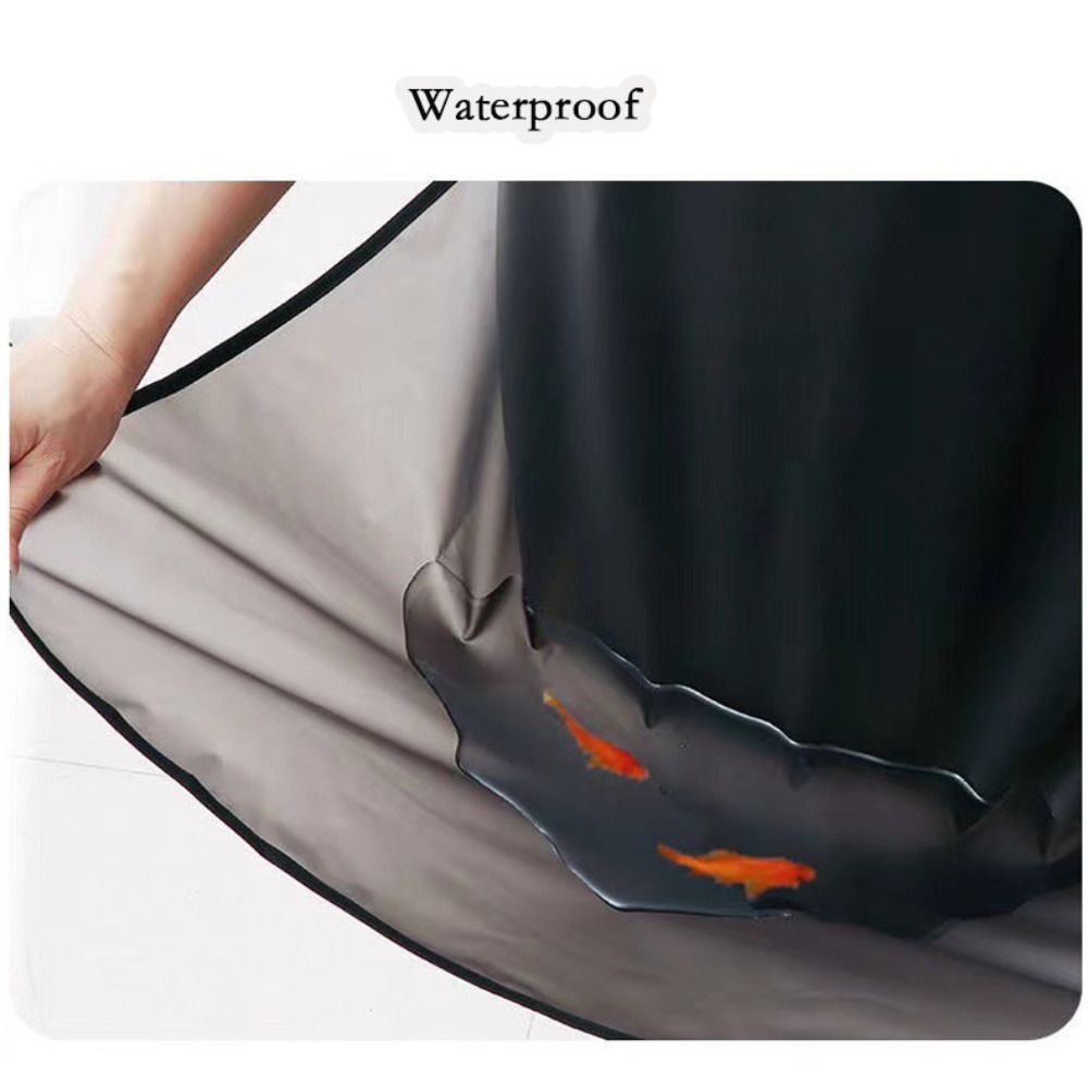 Transparent Black Kitchen Apron PVC Cleaning Aprons Fashion Work Apron ...