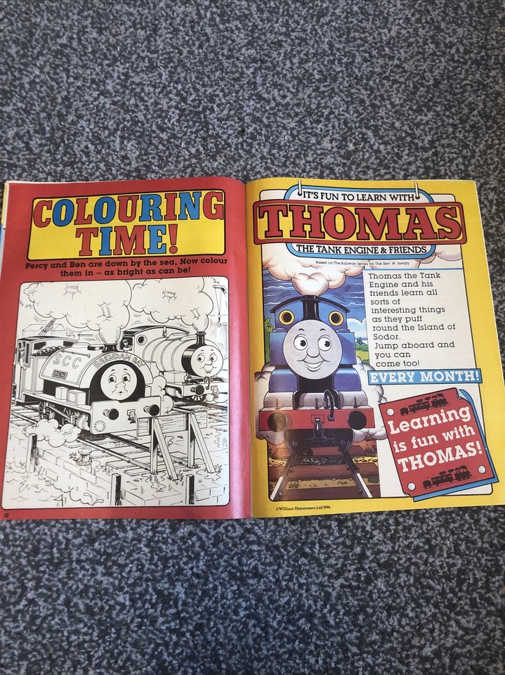 Vintage Thomas The Tank Engine & Friends Magazine Comic No 63 Marvel ...