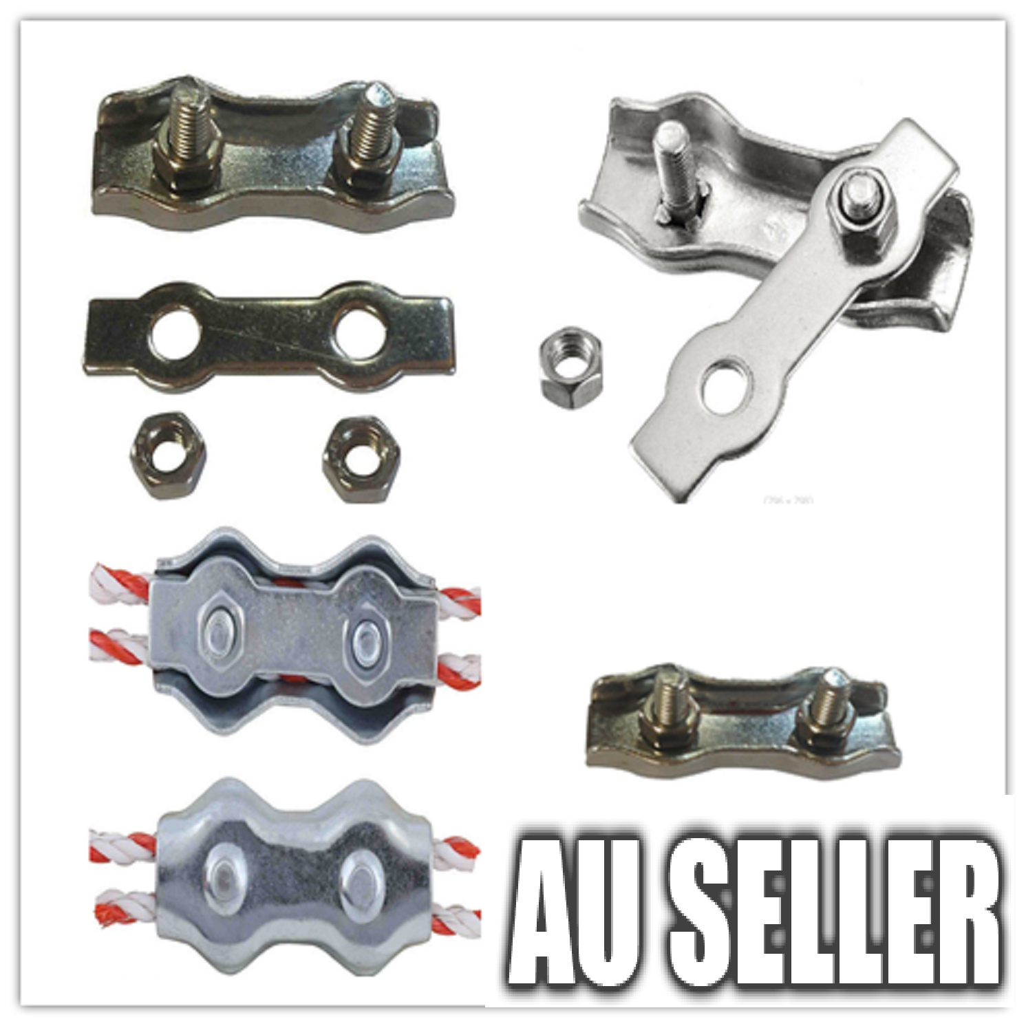 5 X Electric Fence Poly Wire Joiner Rope Braid Connector Fencing ...