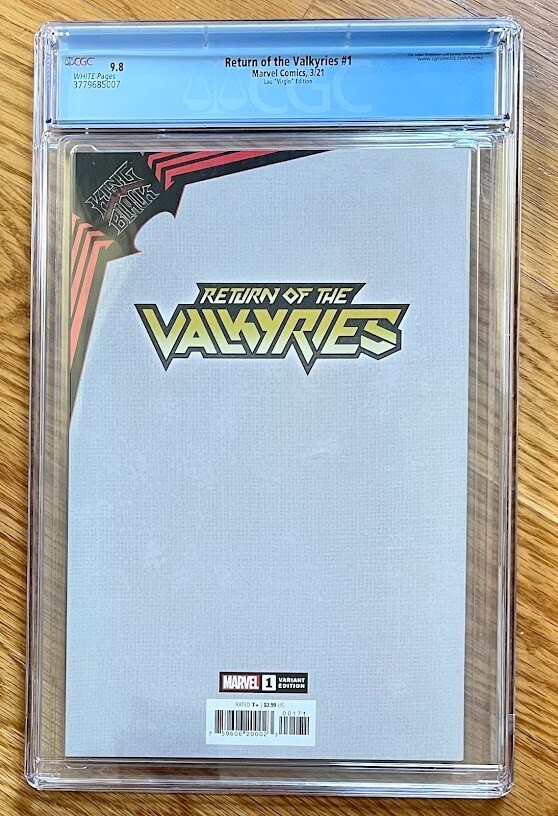 RETURN OF THE VALKYRIES #1 ARTGERM 1:100 VIRGIN VARIANT CGC 9.8 Valkyrie Marvel | eBay