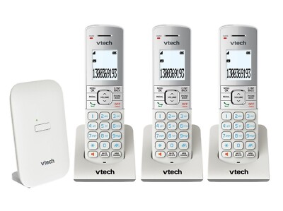 VTech triple 3 handsets Cordless Phone with+Answering Machine nbn ...