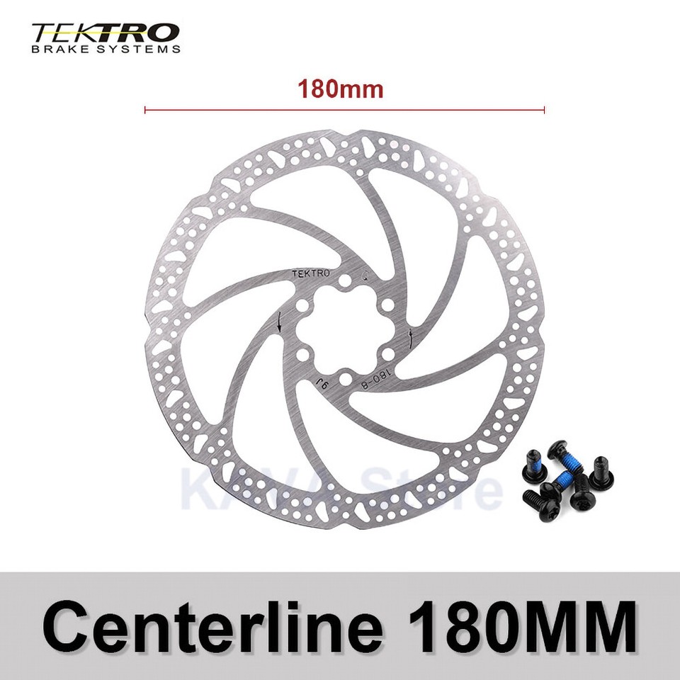 TEKTRO Bike Rotor TR180-24 Mountain Bicycle Hydraulic Disc Brake Rotors ...