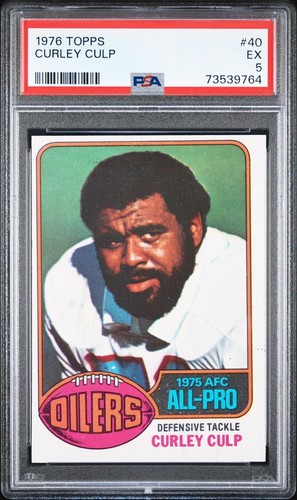 1976 Topps Football Curley Culp Card #40 PSA EX-5 | eBay
