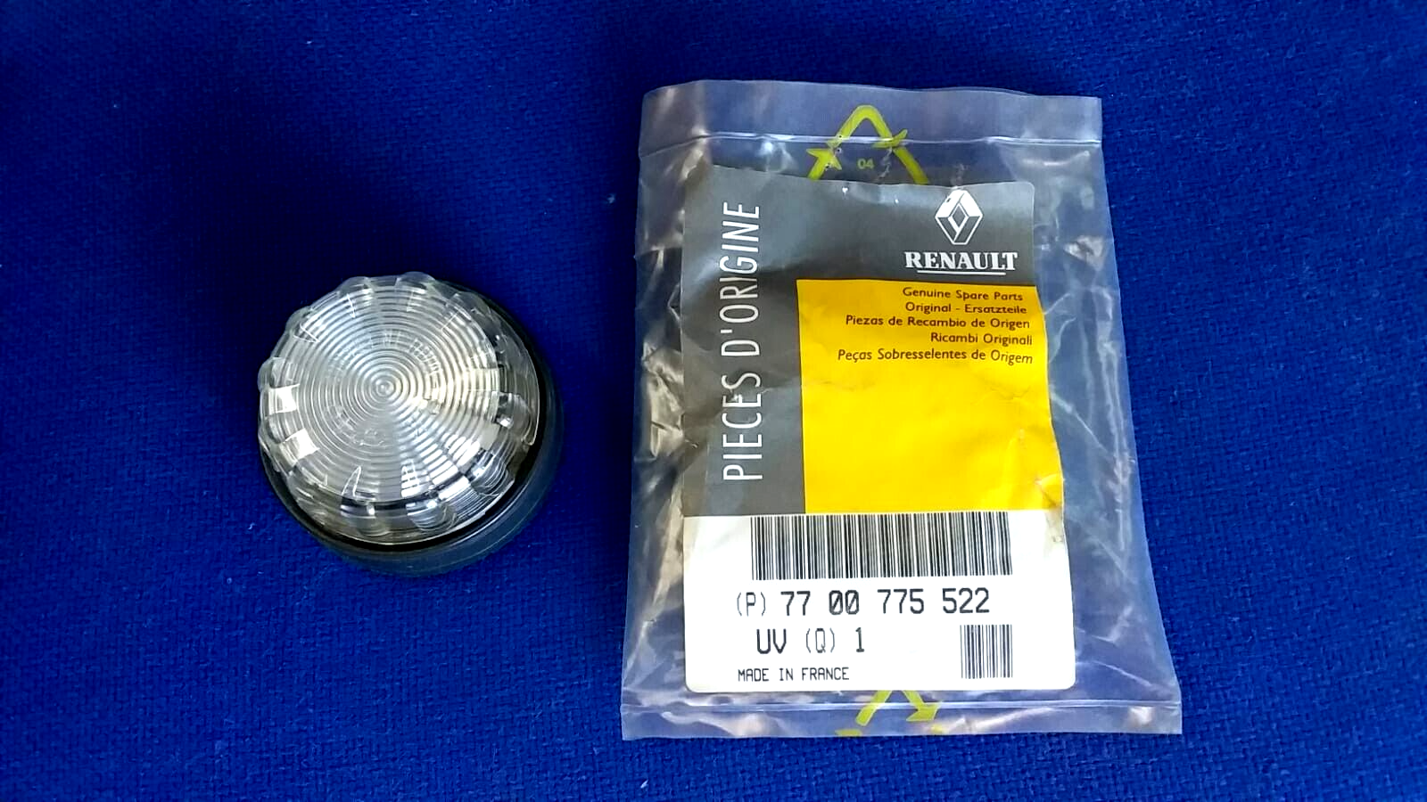 PLAFONIERA ORIGINALE NUOVA COMPLETA RENAULT R4 TL GTL 4CV DAUPHINE ...