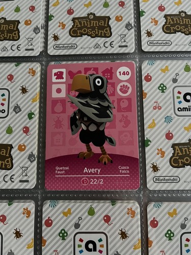 Animal Crossing Amiibo Karte EU Version - 140 Quetzal / Avery | eBay