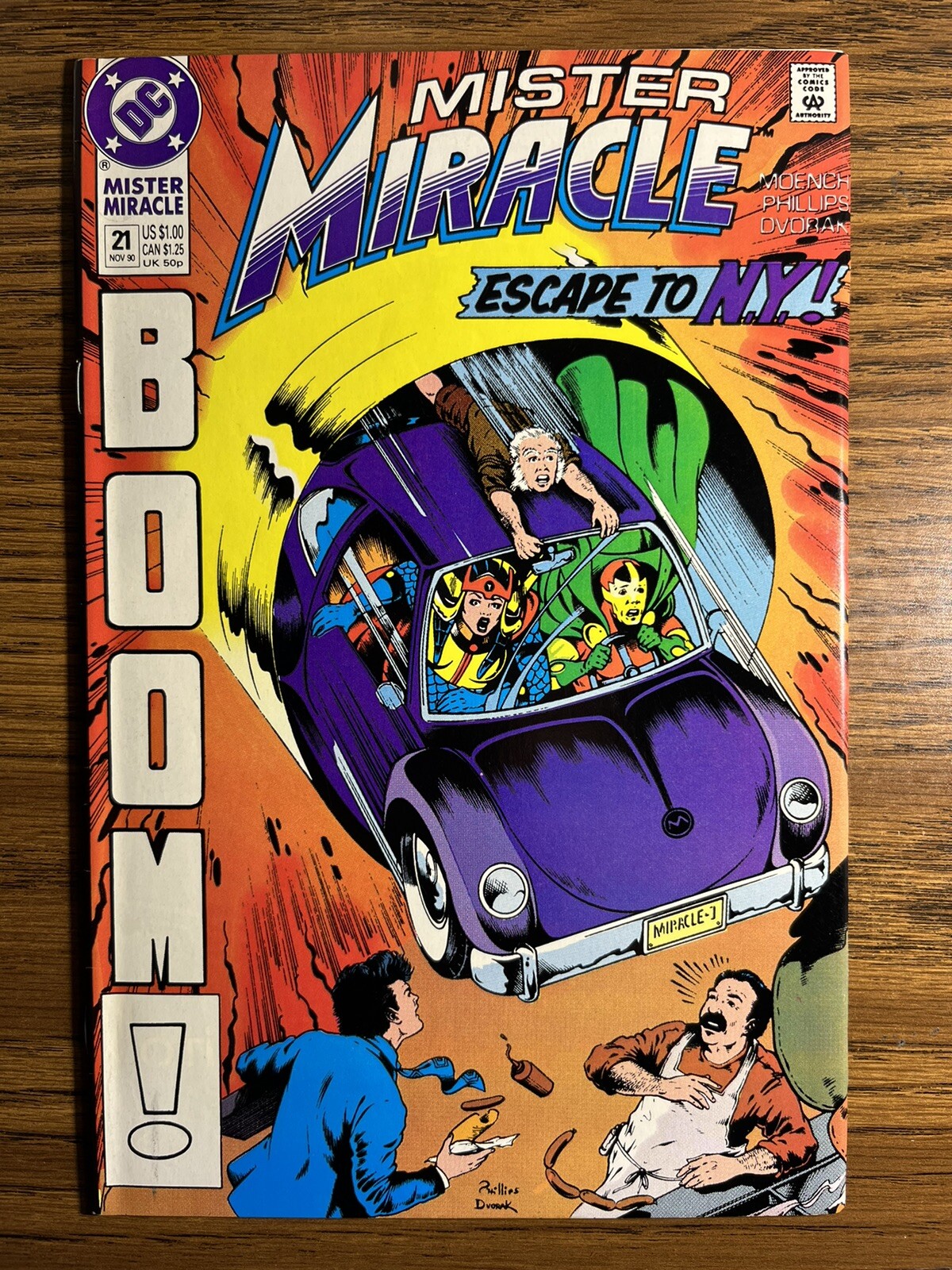 MISTER MIRACLE 21 HIGH GRADE BOB DVORAK COVER DOUG MOENCH STORY DC ...