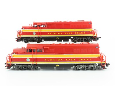 HO Scale Proto 2000 FEC Florida East Coast BL2 Diesel 2-Unit Set ...