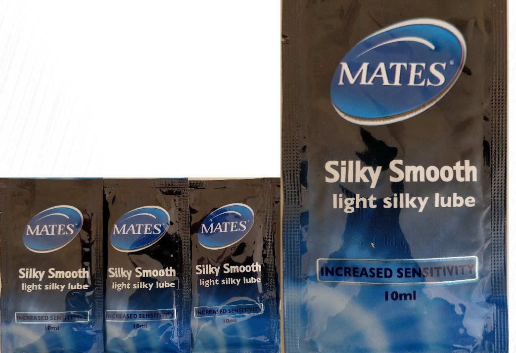 Mates Lube Lubricant Silky Smooth - 10ml sachets - Choose Your Quantity ...