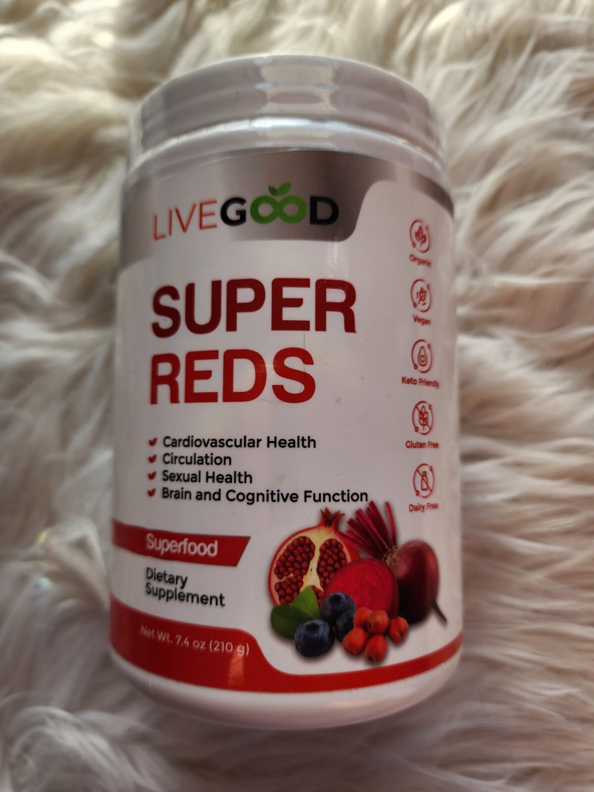 LiveGood Organic Super Reds, Keto, cardio, sexual, cognitive, brain ...