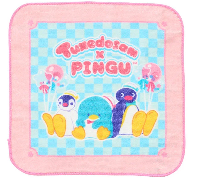 Sanrio Pingu Mini Towel TUXEDOSAM Light Blue Sanrio Characters | eBay