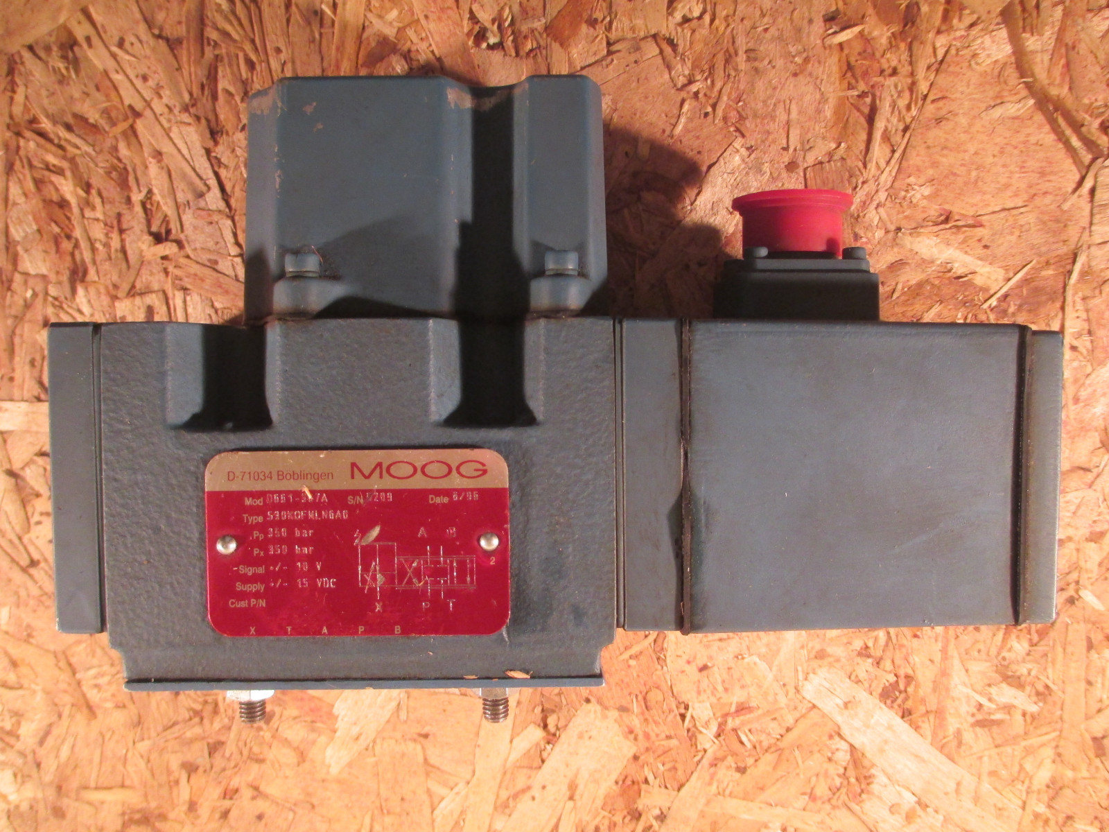 MOOG D661 367A HYDRAULIC SERVO CONTROL VALVE | eBay