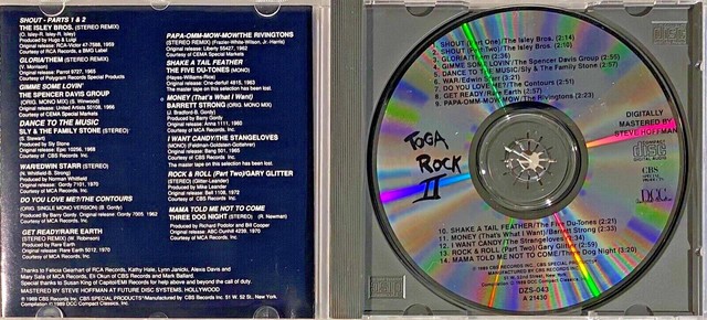 Toga Rock II by Various Artists (CD, 1989) for sale online | eBay