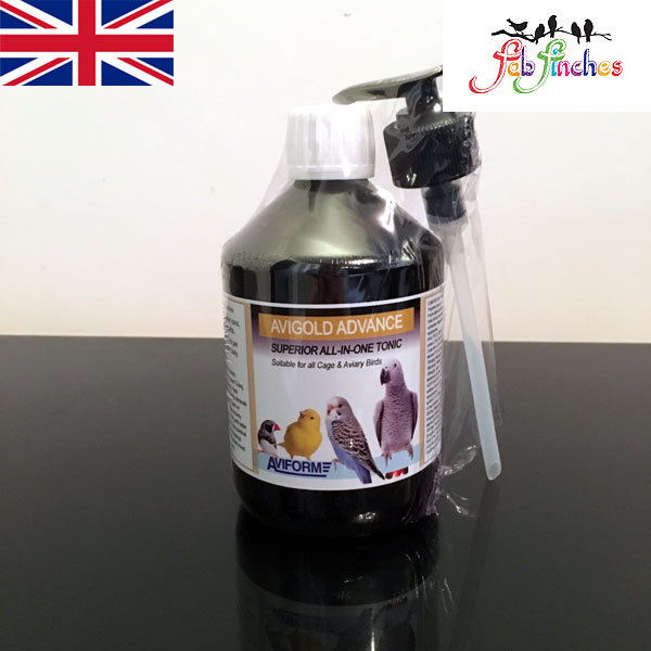 Aviform Avigold Advance All in 1 Liquid Cage Birds Tonic 250ml Bird ...