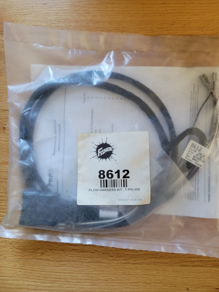 Genuine OEM Western 62503 Fisher 8612 Plowside 7 Pin Light Harness ...