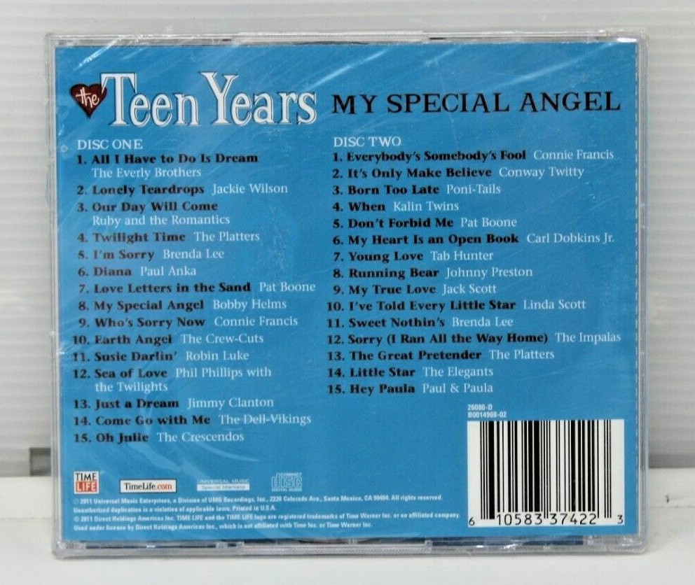 The Teen Years - Time Life: My Special Angel (CD) - NEW (Read Des.) | eBay
