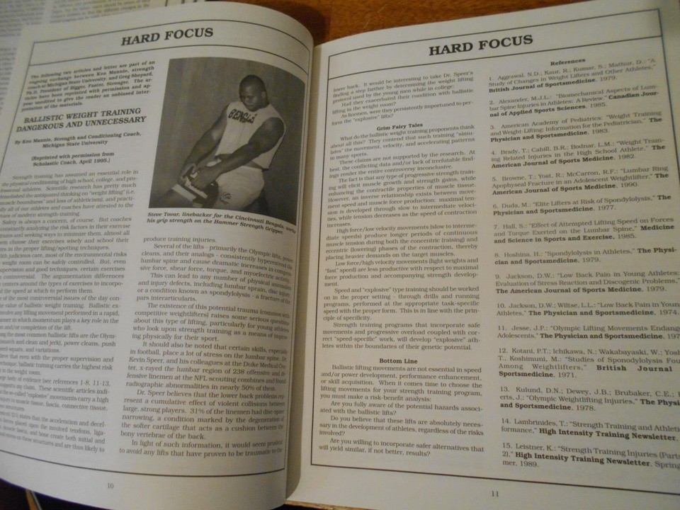 HARD TRAINING #1 bodybuilding strongman muscle PREMIERE booklet KEN ...