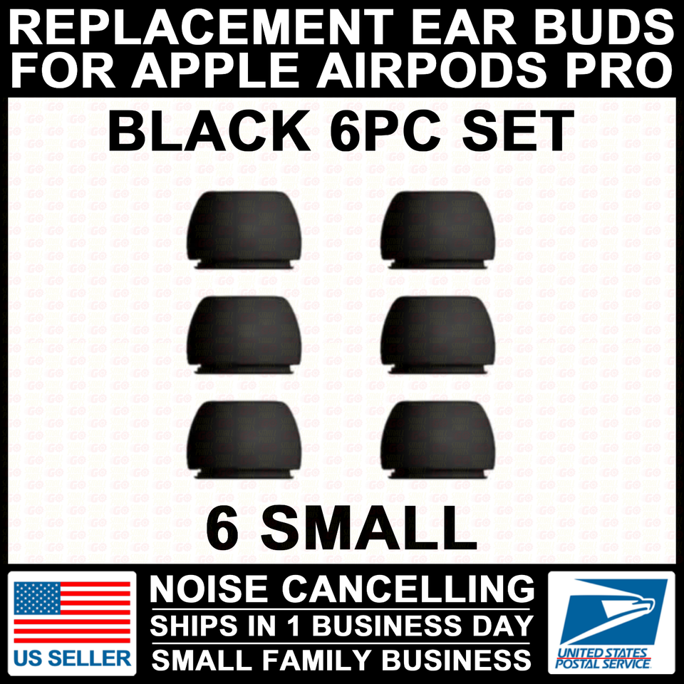 3-PAIRS Ear Bud Tip For Apple AirPod Pro 1&2 Replacement Silicone ...