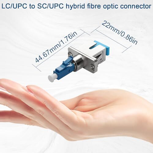 LC/UPC to SC/UPC Hybrid Fibre Simplex Adapter Coupler SM 9/125μm LC ...