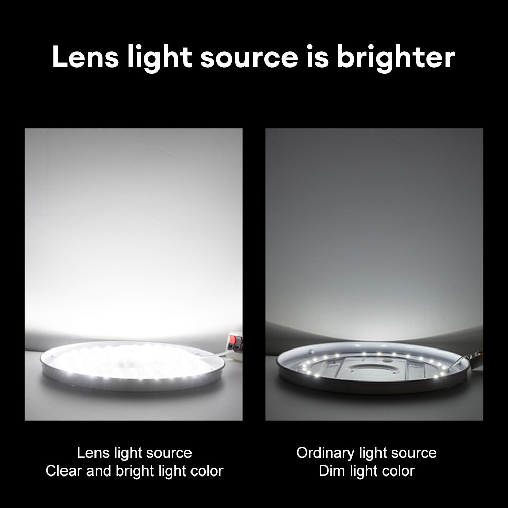 LED Ring Panel Circle Light Round Ceiling Board Circular Lamp Board 12 ...