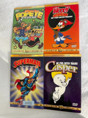 Treasure Box Collection DVD Lot 4 CASPER POPEYE WOODY SUPERMAN Cartoon ...