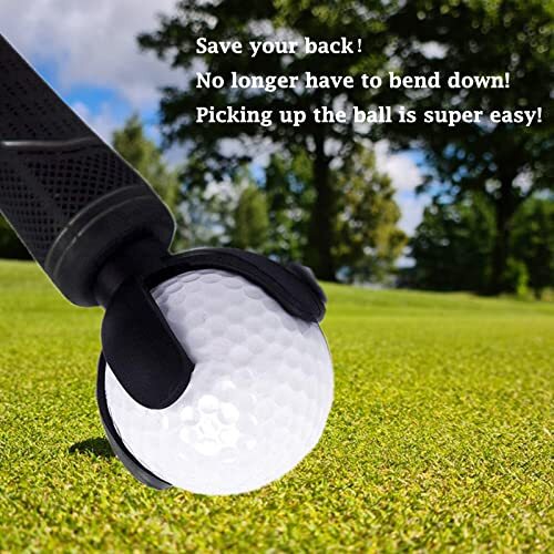 6 Pcs 4-Prong Golf Ball Pick-Up Retriever Claw Sucker Tools for Putter ...