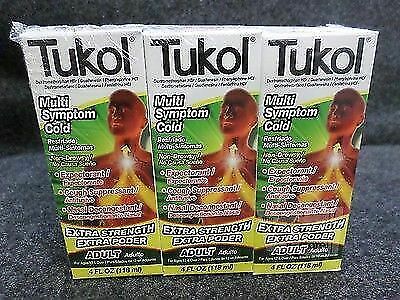 Tukol Multi Symptom Cold Cough Syrup (4oz.) for sale online | eBay