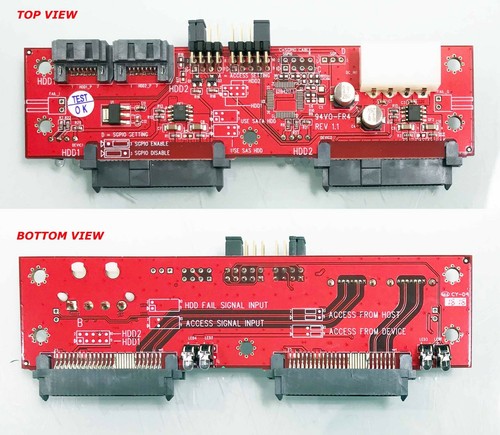 HYVE Solutions - OCP 1U Rack Server - BACKPLANE BOARD for 2.5" SAS HDD ...