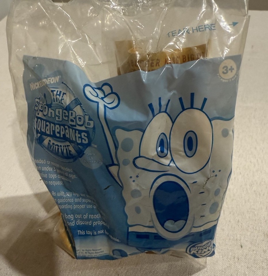 Sandy Cheeks SpongeBob SquarePants Burger King Toy Figure 2004 Viacom ...