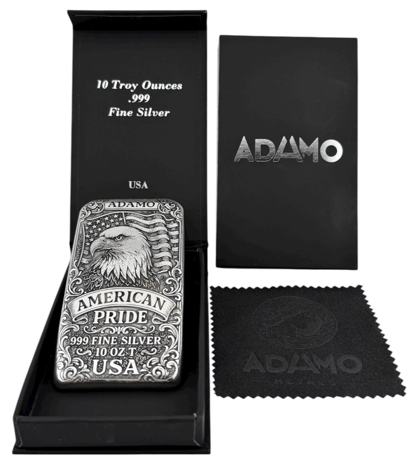 10 oz Silver Art Bar 999 - American Pride - | eBay