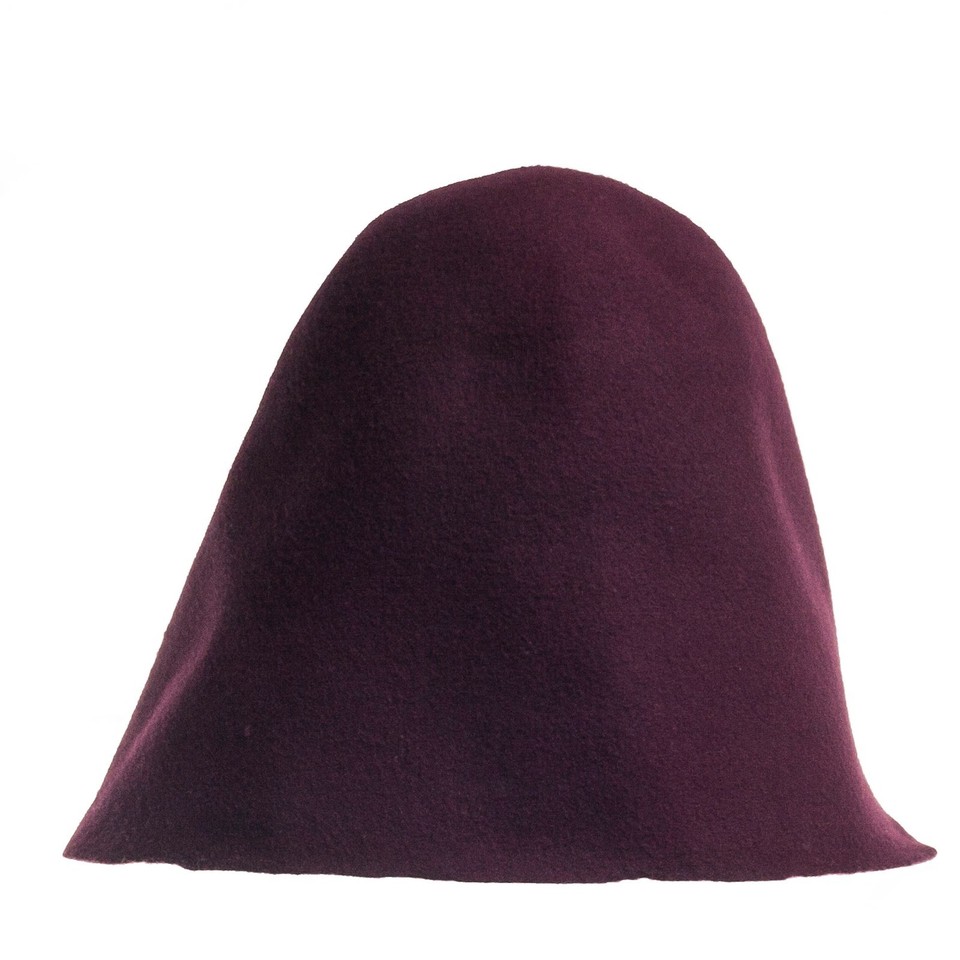 Wool felt cone hood body woolfelt millinery block base hat fascinators ...