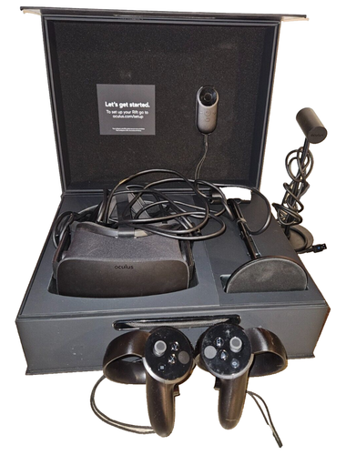 Oculus Rift CV1 VR Headset Plus Oculus Touch Combo Lot | eBay
