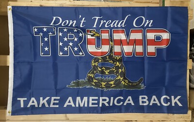 Donald Trump Flag FREE SHIP Don’t Tread On Trump Vote Republican USA ...