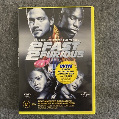 2 Fast 2 Furious (DVD, 2003) Regions 2, 4 VGC Paul Walker | eBay