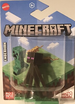 Minecraft Micro Collection 3" Mini Figure Enderman Mattel Cake Topper ...