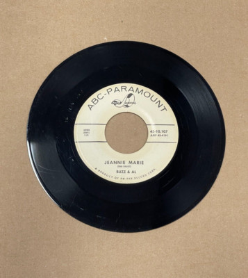 BUZZ & AL JEANNIE MARIE/TOMORROWS THAT MAY NEVER COME ABC PARAMOUNT ...